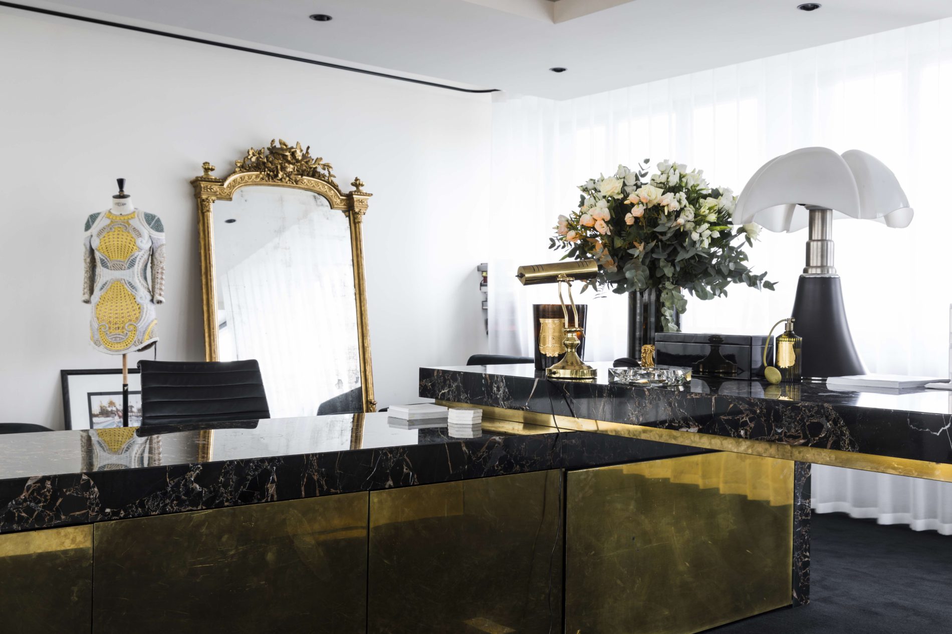 Bureau de M.Olivier Rousteing, Paris - studio AMV