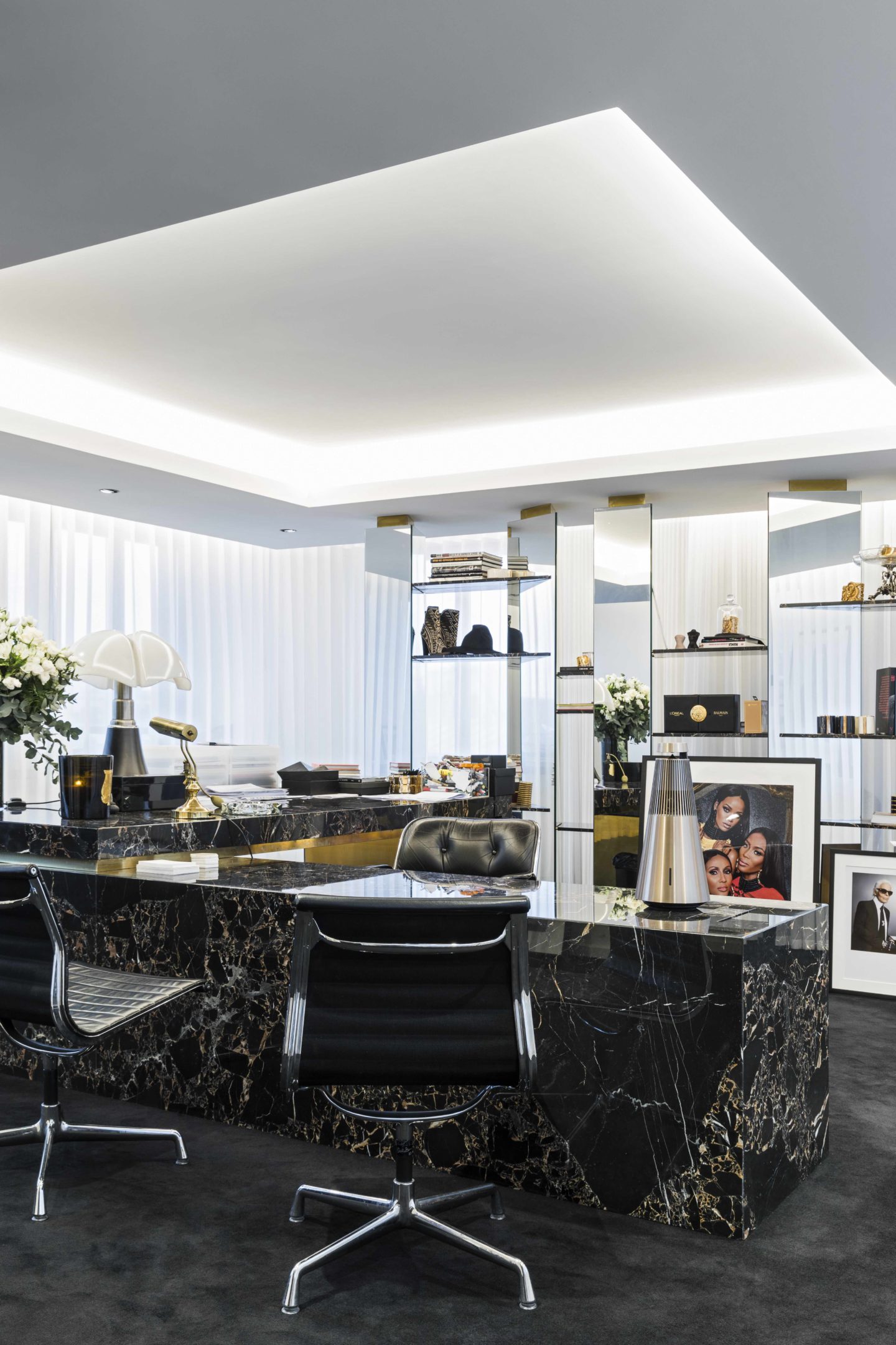 Bureau de M.Olivier Rousteing, Paris - studio AMV